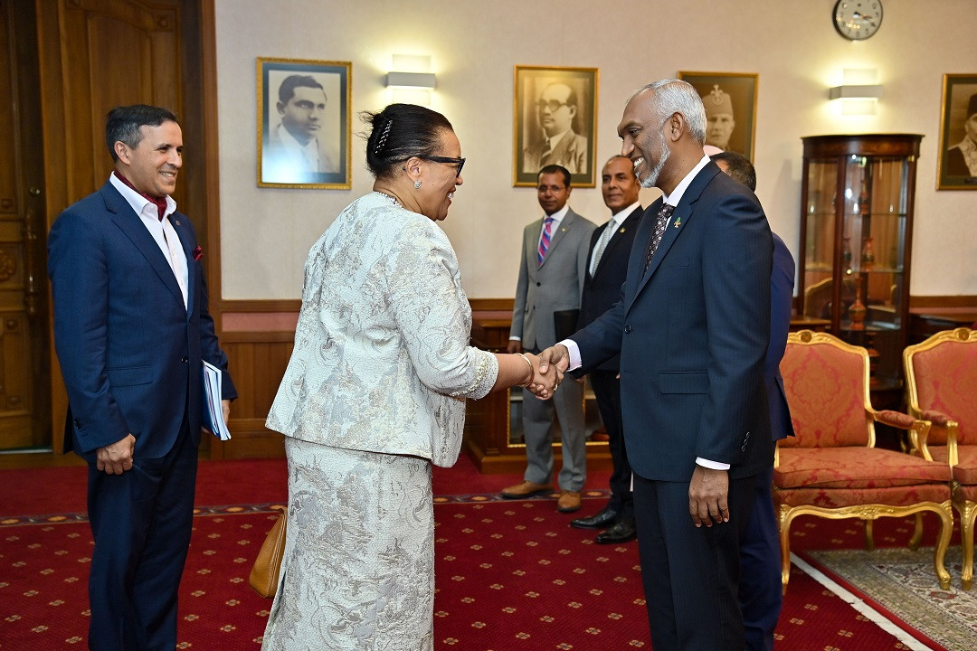 Secretary General of the Commonwealth pays a courtesy call on the President